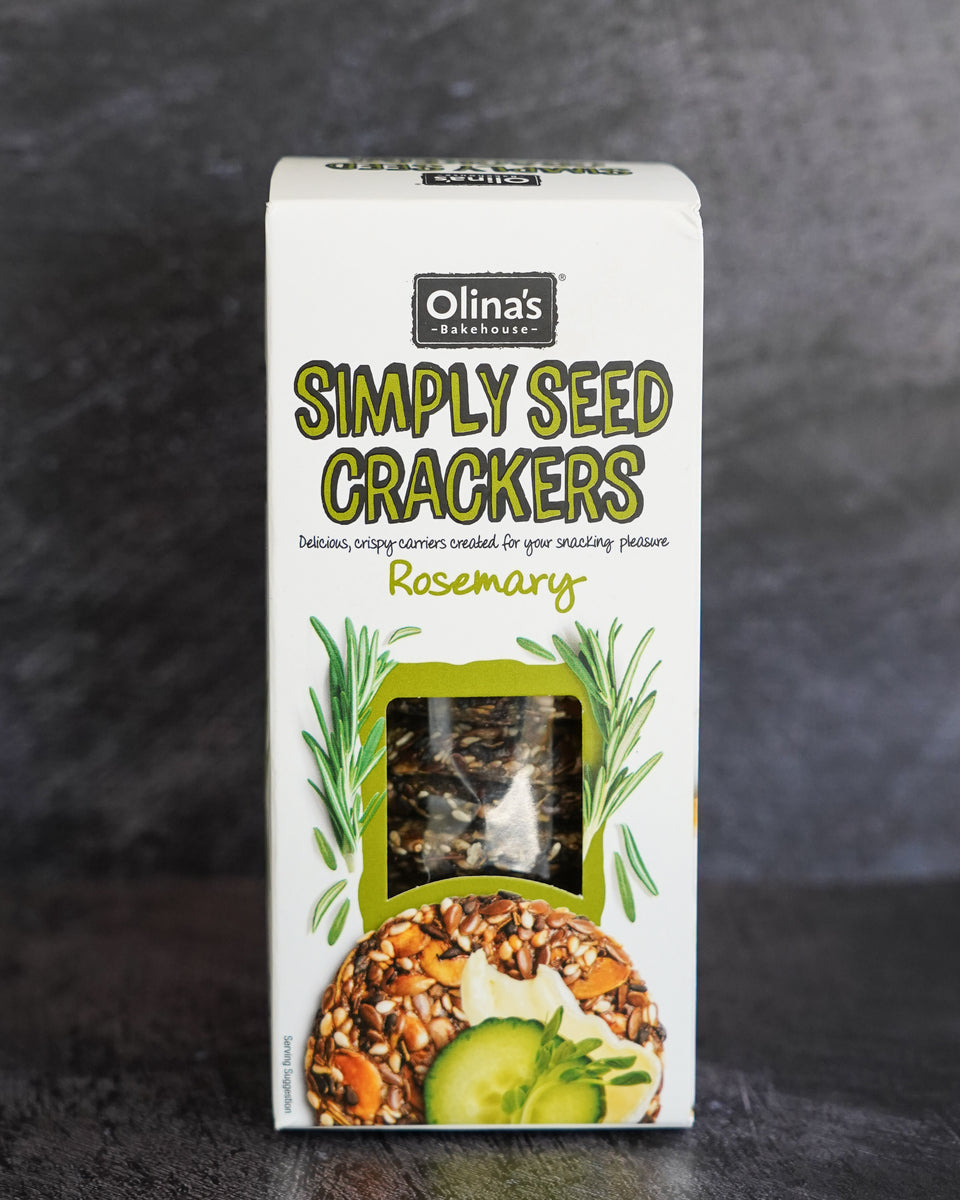 Rosemary Simply Seed Crackers – Tisbury Delicatessen